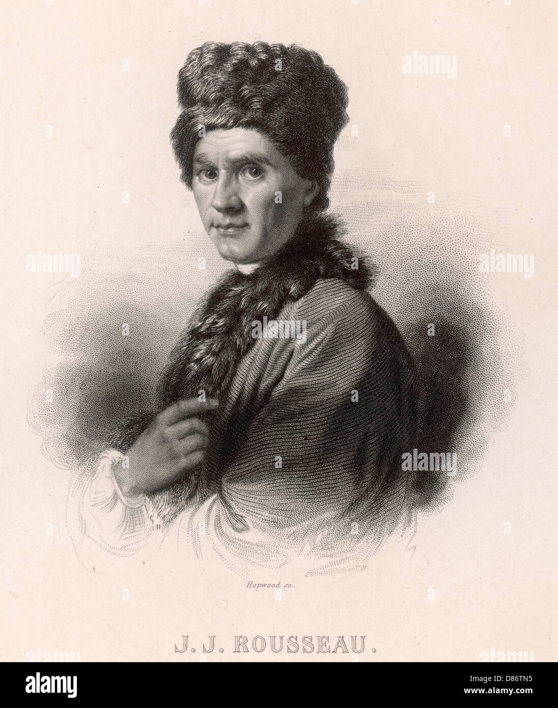 Jean Jacques Rousseau Stock Photo - Alamy