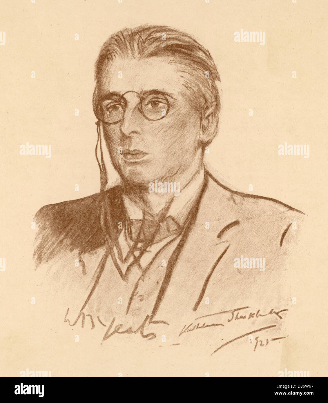 W. B. Yeats Stock Photo - Alamy