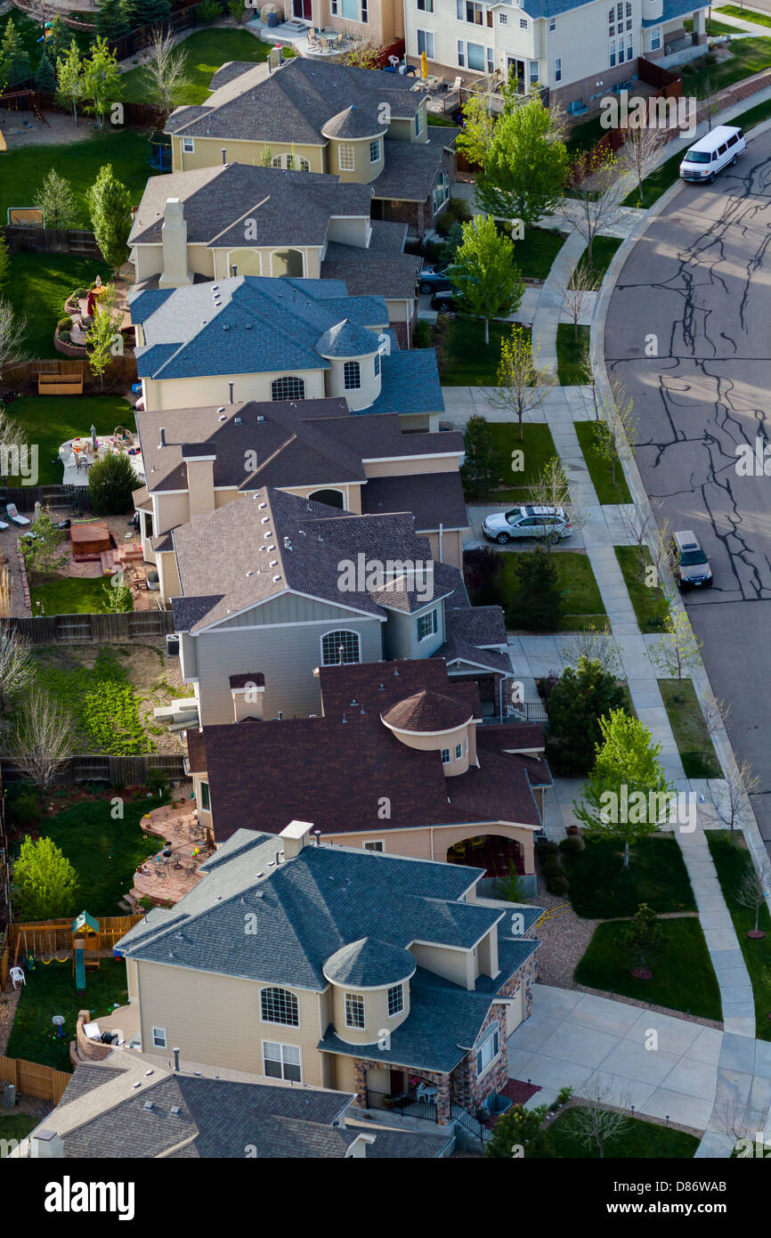 Typical american suburban development Stock Photo - Alamy