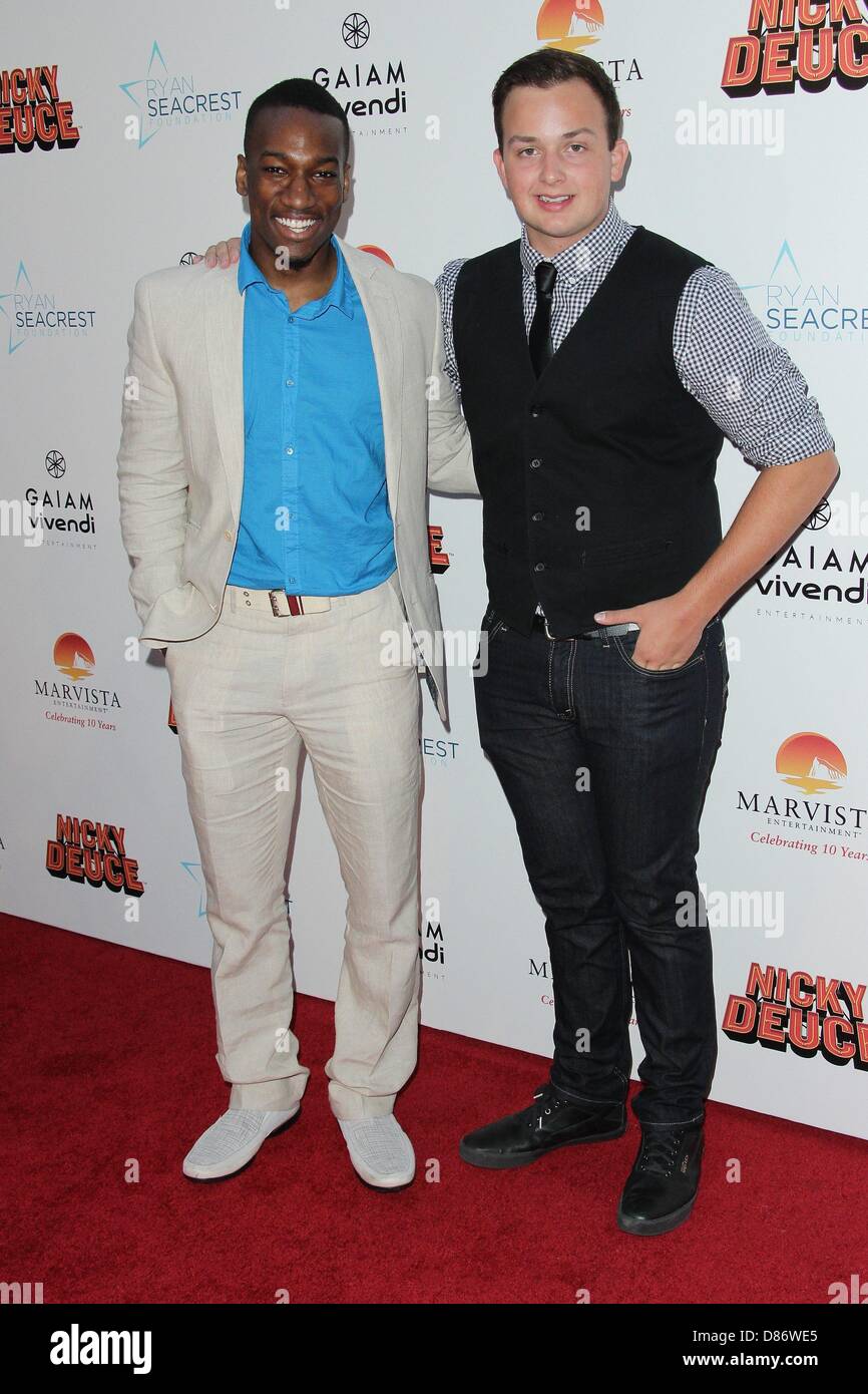 Los Angeles, California, USA. 20th May 2013. Noah Munck, Cassius ...