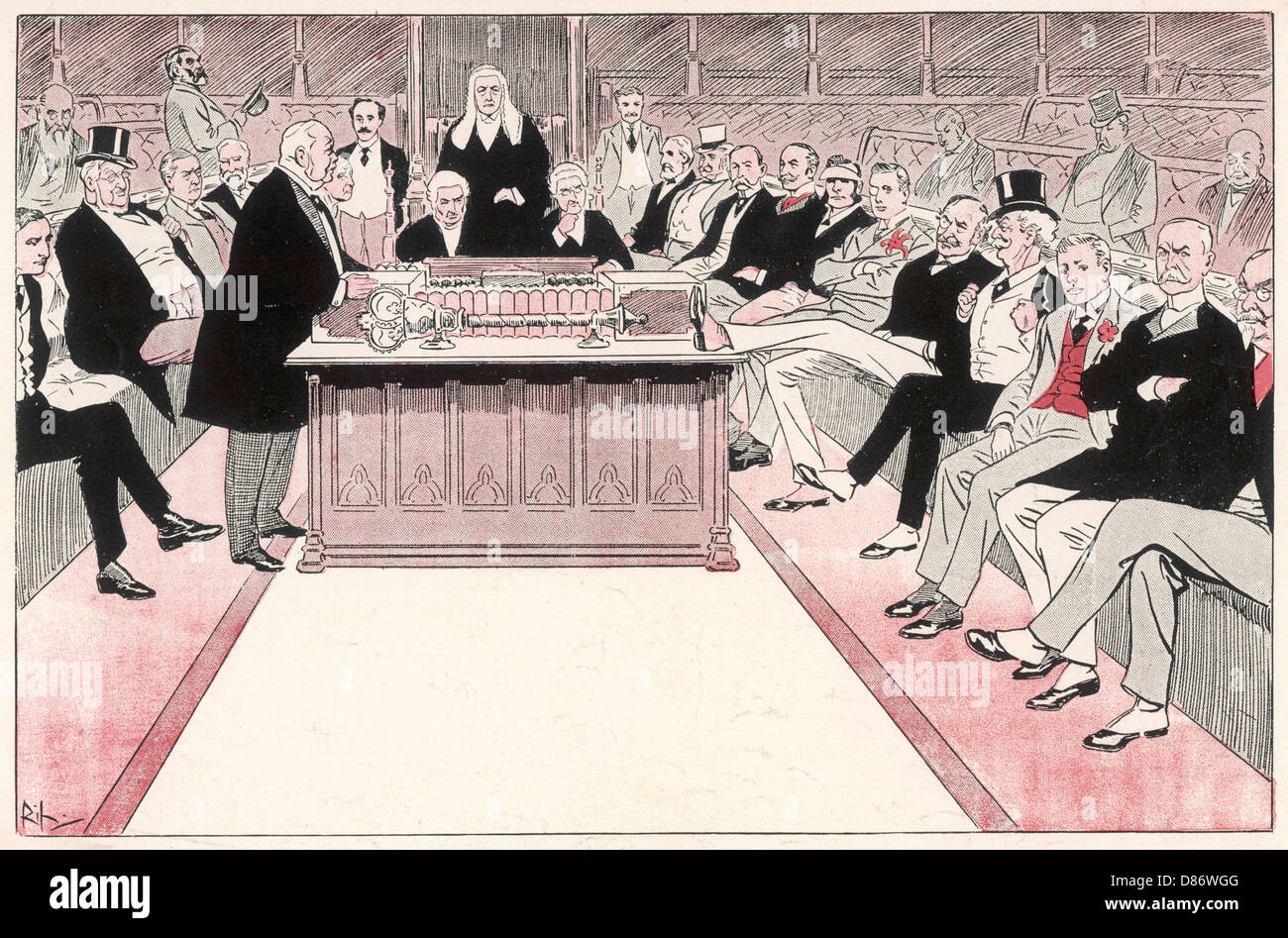 HOUSE OF COMMONS/1907 Stock Photo - Alamy