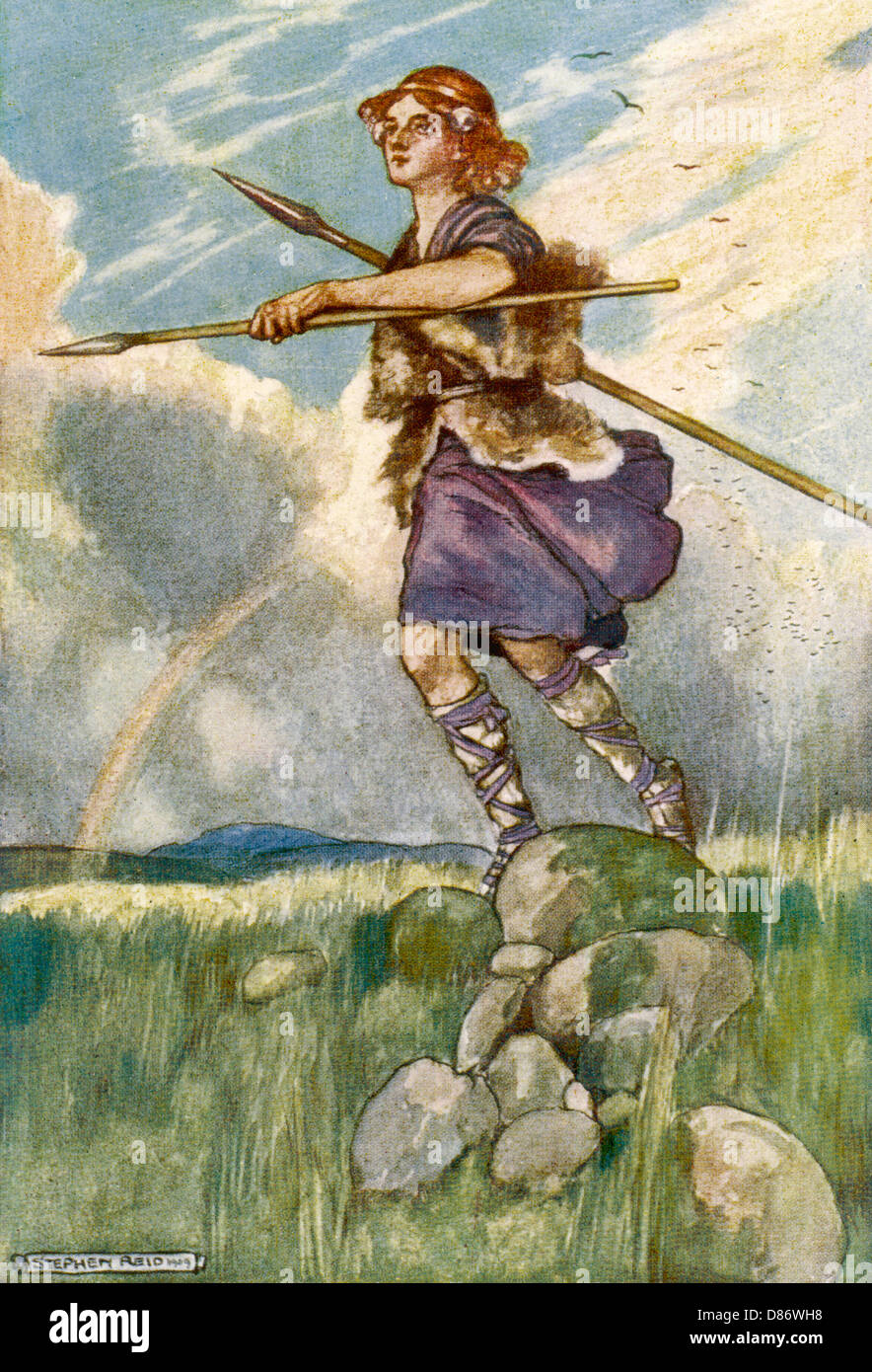 Cuchulain To Emain Macha Stock Photo - Alamy