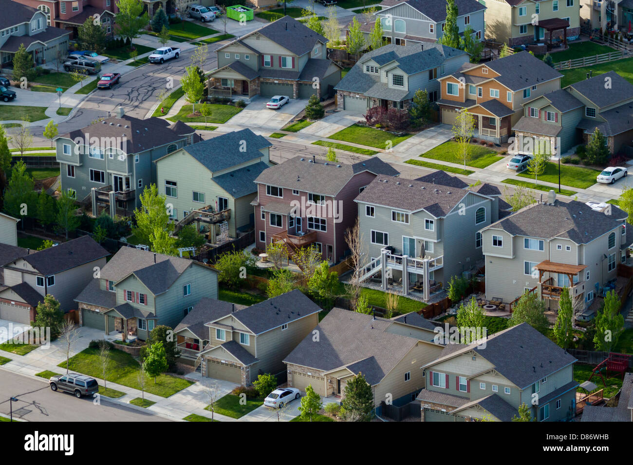 American Suburban Neighborhood