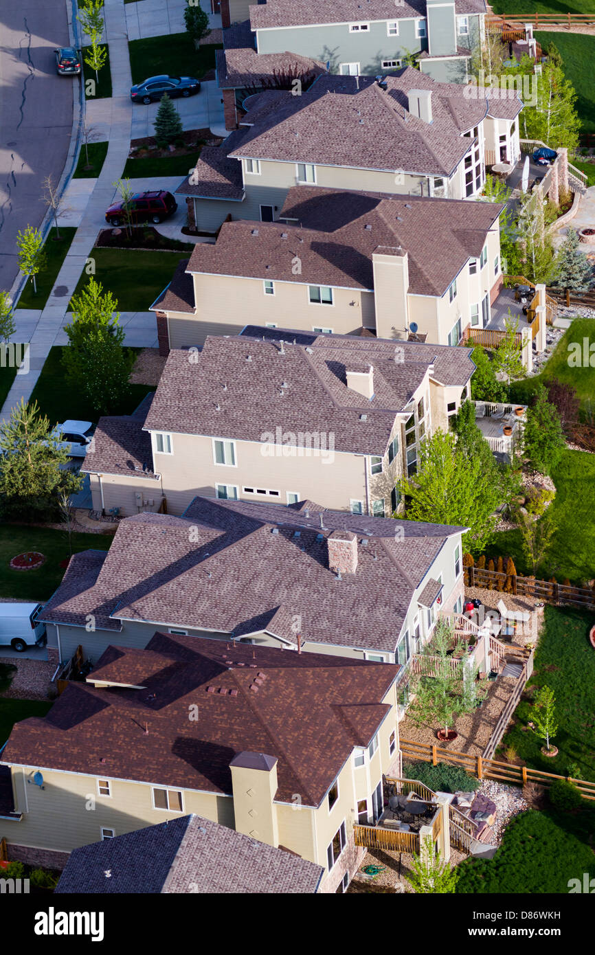Typical american suburban development Stock Photo - Alamy