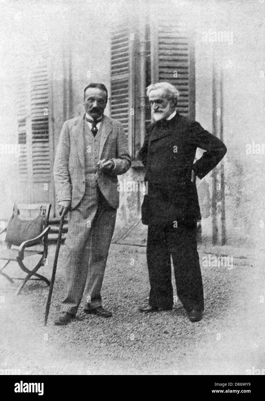 Arrigo Boito With Verdi Stock Photo - Alamy