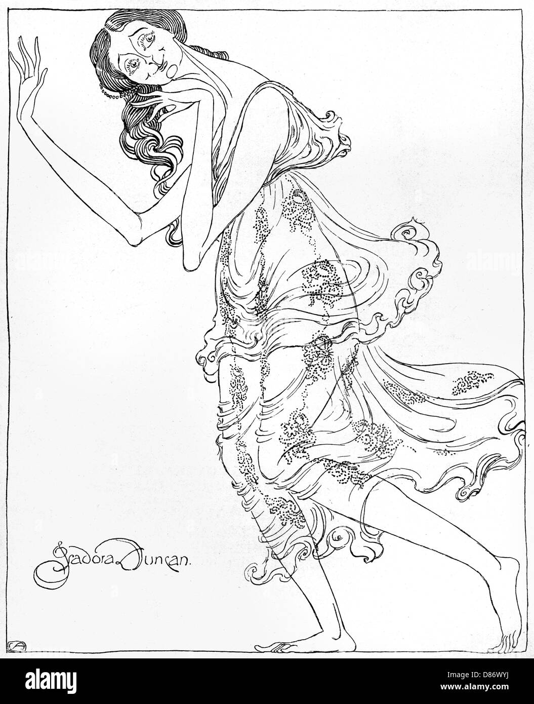 Isadora duncan dancer Black and White Stock Photos & Images - Alamy