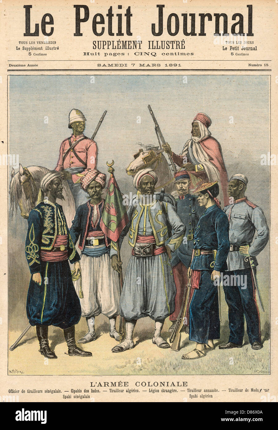 French Colonial Troops Stock Photo - Alamy