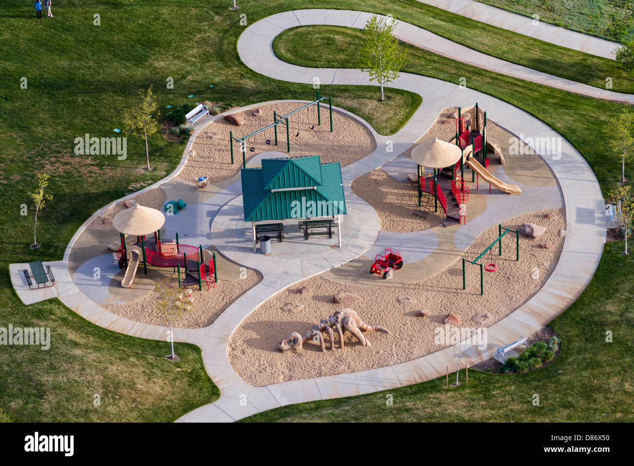 Typical american suburban development Stock Photo - Alamy