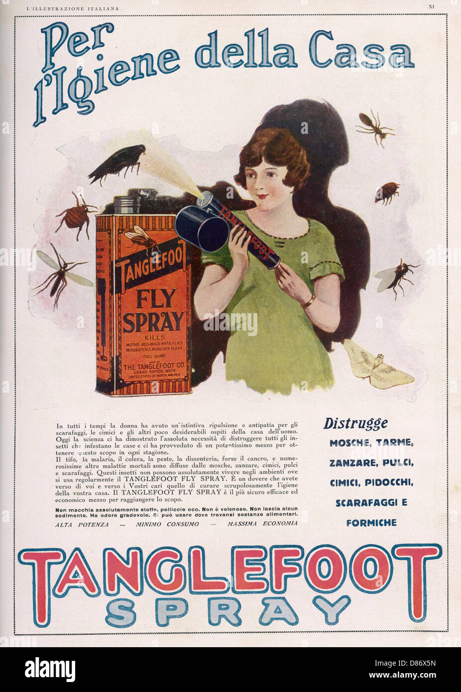 TANGLEFOOT INSECT SPRAY Stock Photo - Alamy