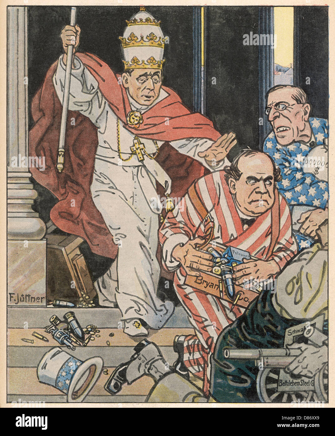 WW1/1915/POPE & AMERICA Stock Photo - Alamy