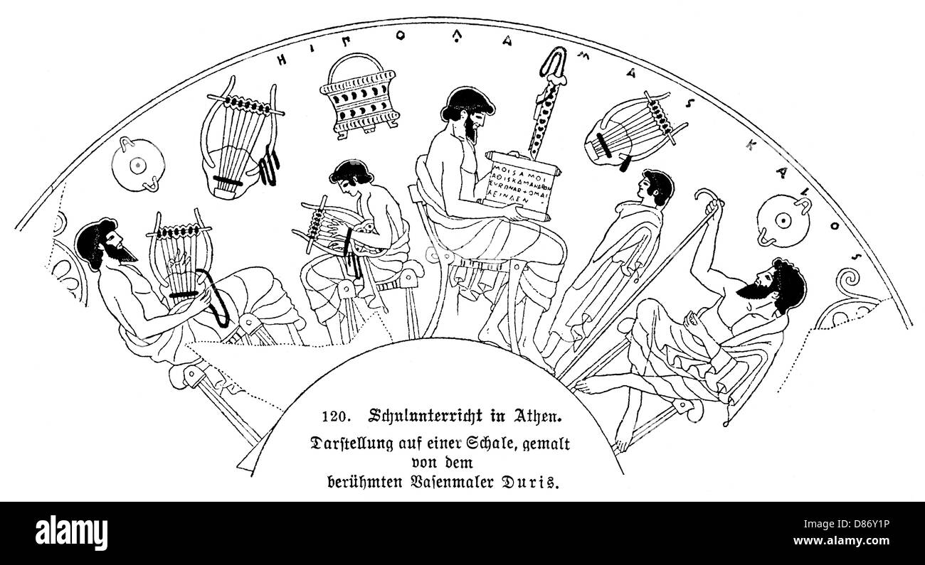 Ancient greece education hi-res stock photography and images - Alamy