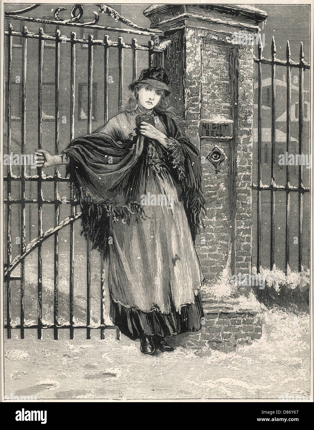 The Workhouse Gate 1882 Stock Photo - Alamy