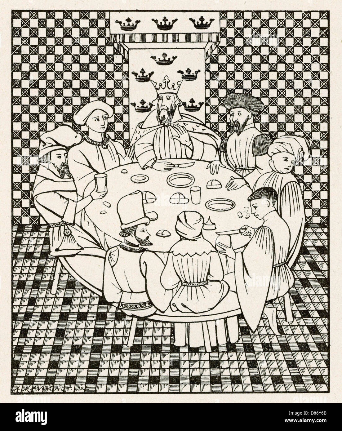 Table ronde hi-res stock photography and images - Alamy