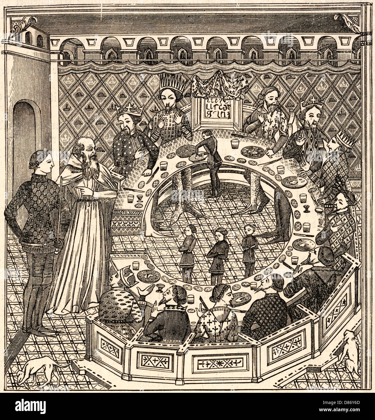 Knight Of The Round Table Stock Photos & Knight Of The Round Table ...