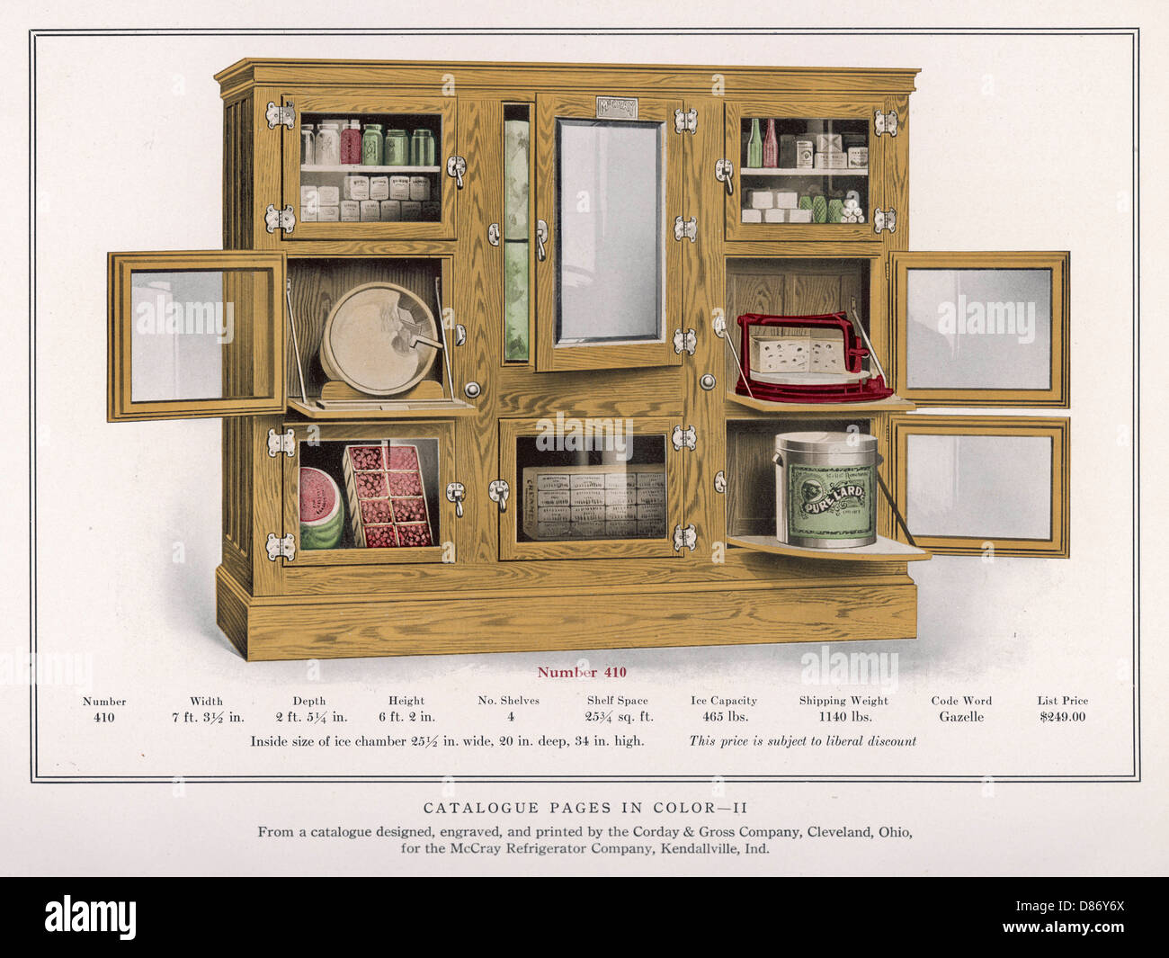 Advert for McCray Refrigerator 1912 Stock Photo - Alamy