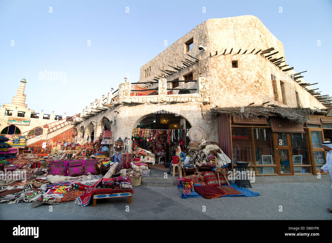 The colorful souk Waqif in Doha, Qatar Stock Photo - Alamy