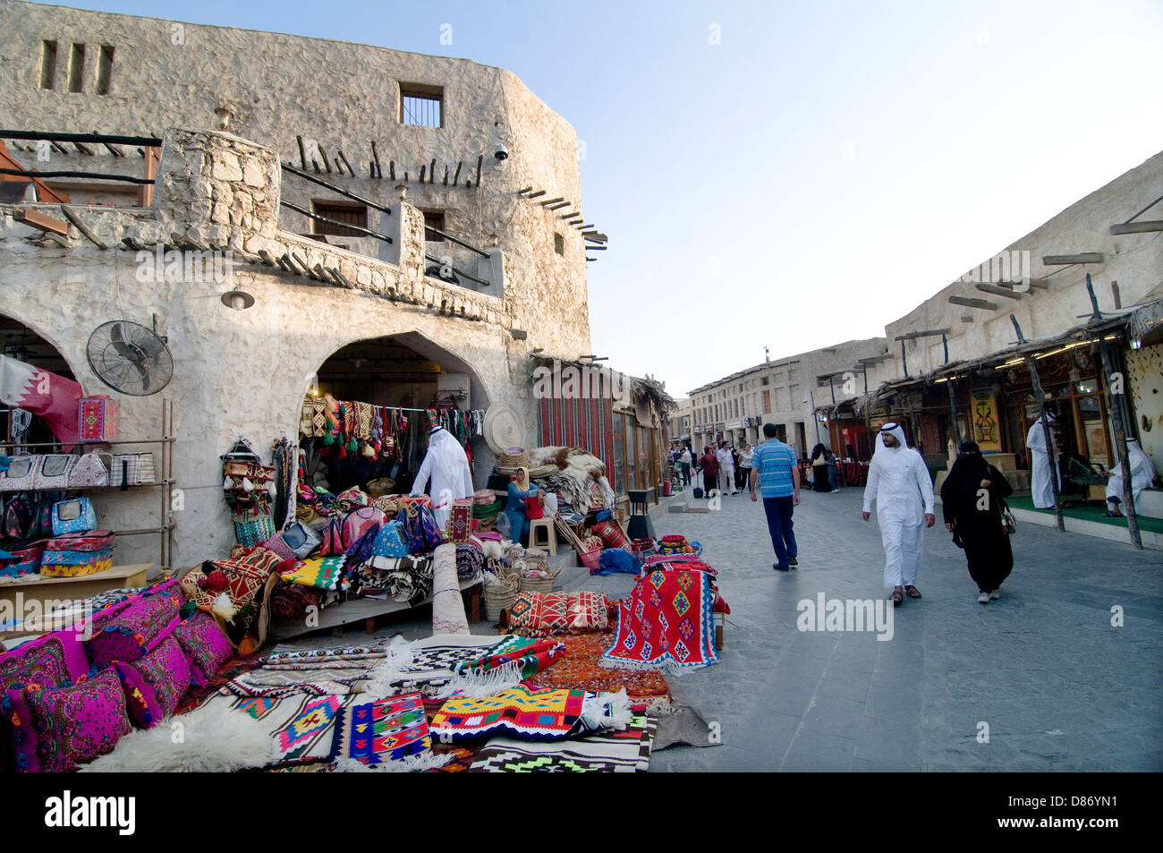 The colorful souk Waqif in Doha, Qatar Stock Photo - Alamy