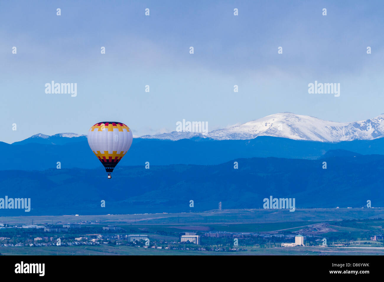 Annual hot air balloon festival in Erie, Colorado Stock Photo - Alamy