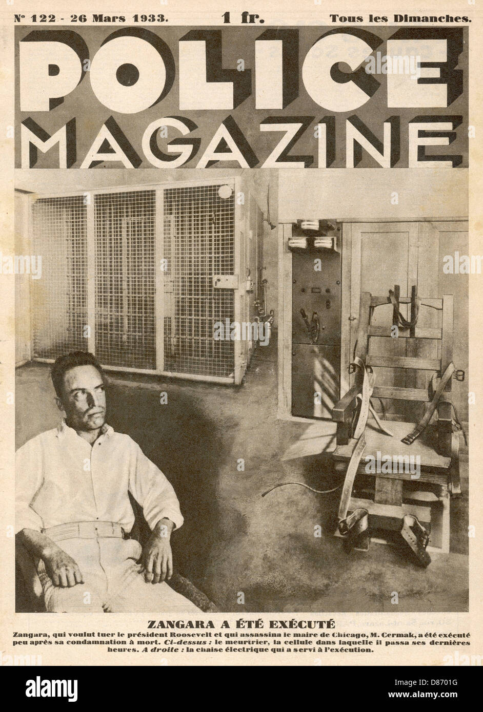 ZANGARA ELECTRIC CHAIR Stock Photo - Alamy