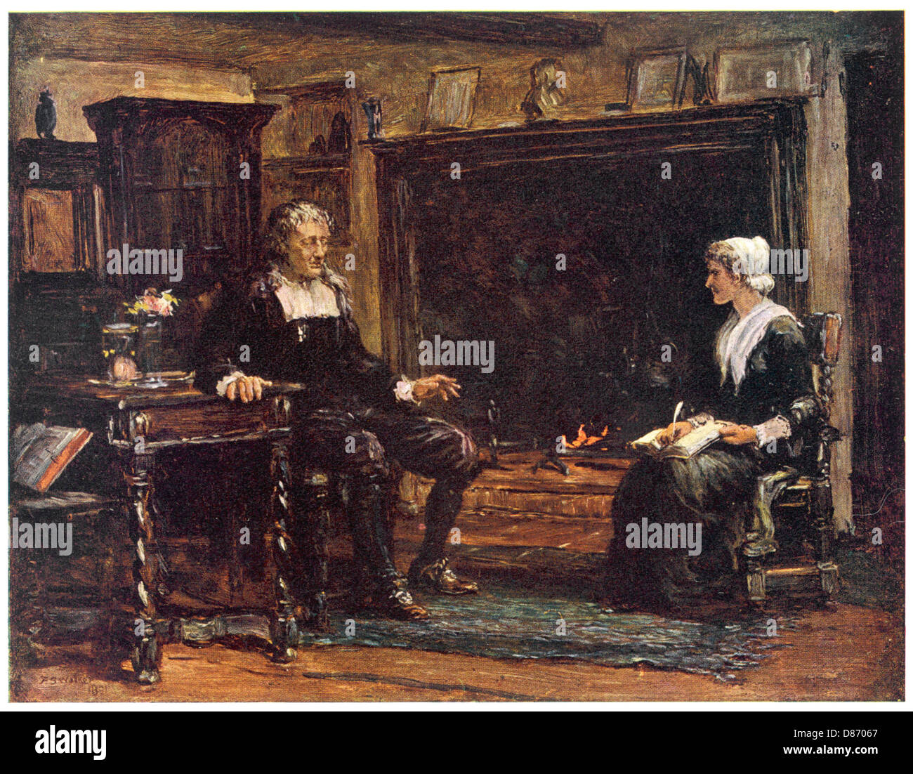 Milton dictating hi-res stock photography and images - Alamy