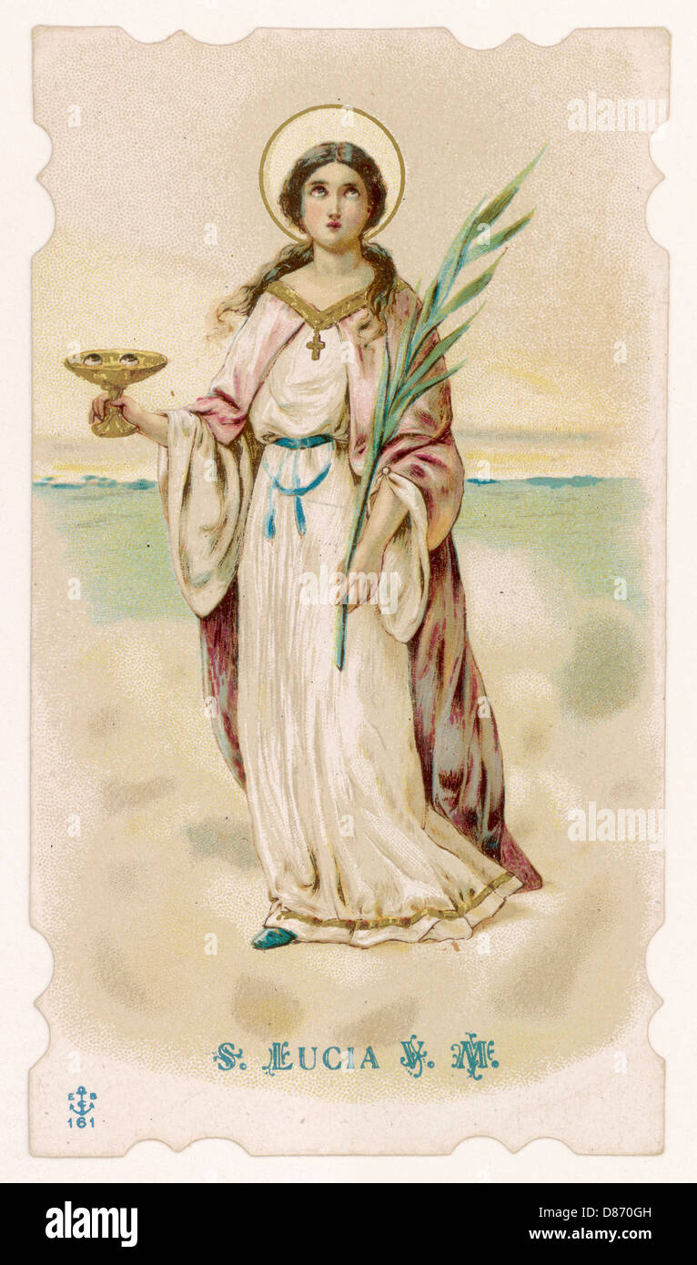 SANTA LUCIA (CARD Stock Photo - Alamy