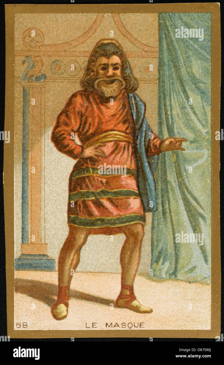 Greek theatre mask hi-res stock photography and images - Alamy