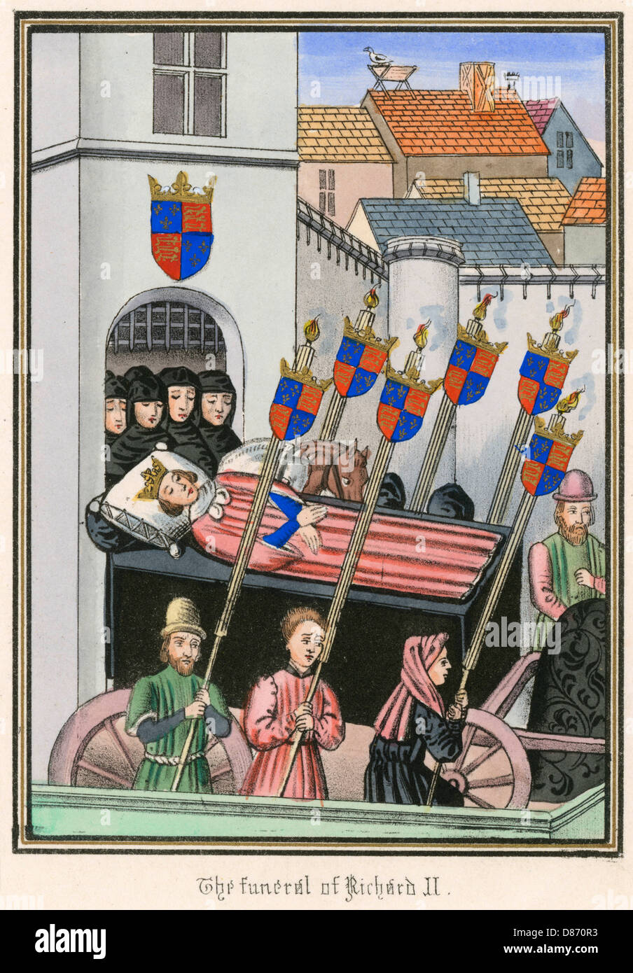 Funeral Of King Richard Ii Stock Photo - Alamy