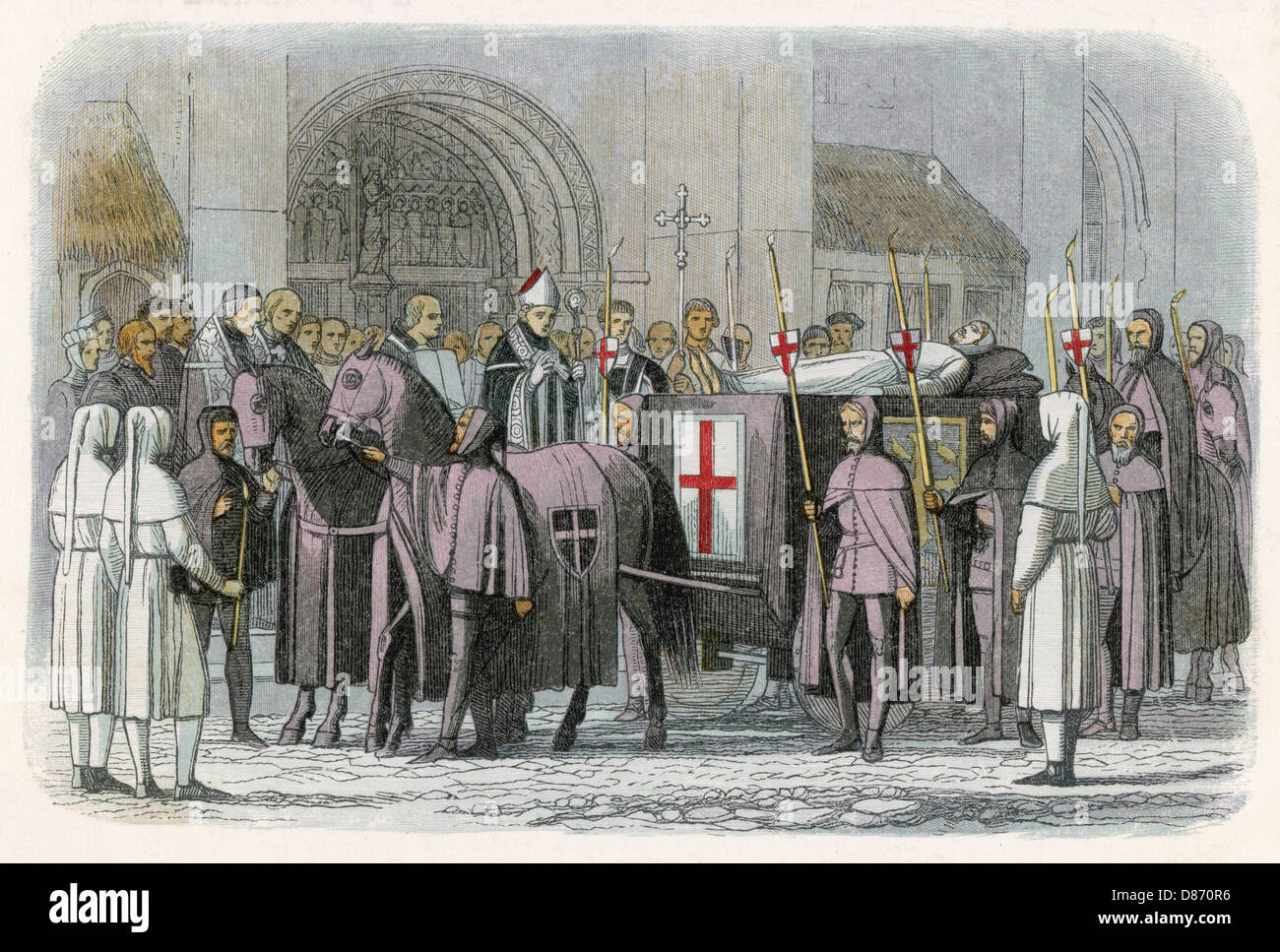 Funeral of King Richard II Stock Photo - Alamy
