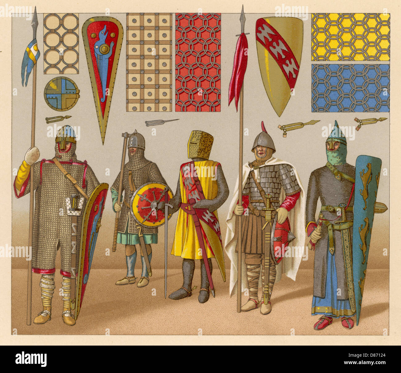 Men In Armour Stock Photo - Alamy