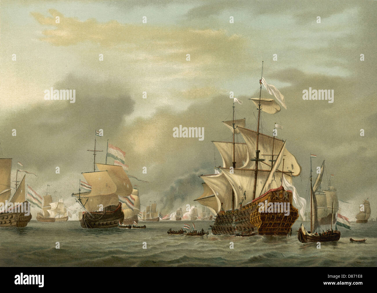 ANGLO-DUTCH WAR 1666 Stock Photo - Alamy