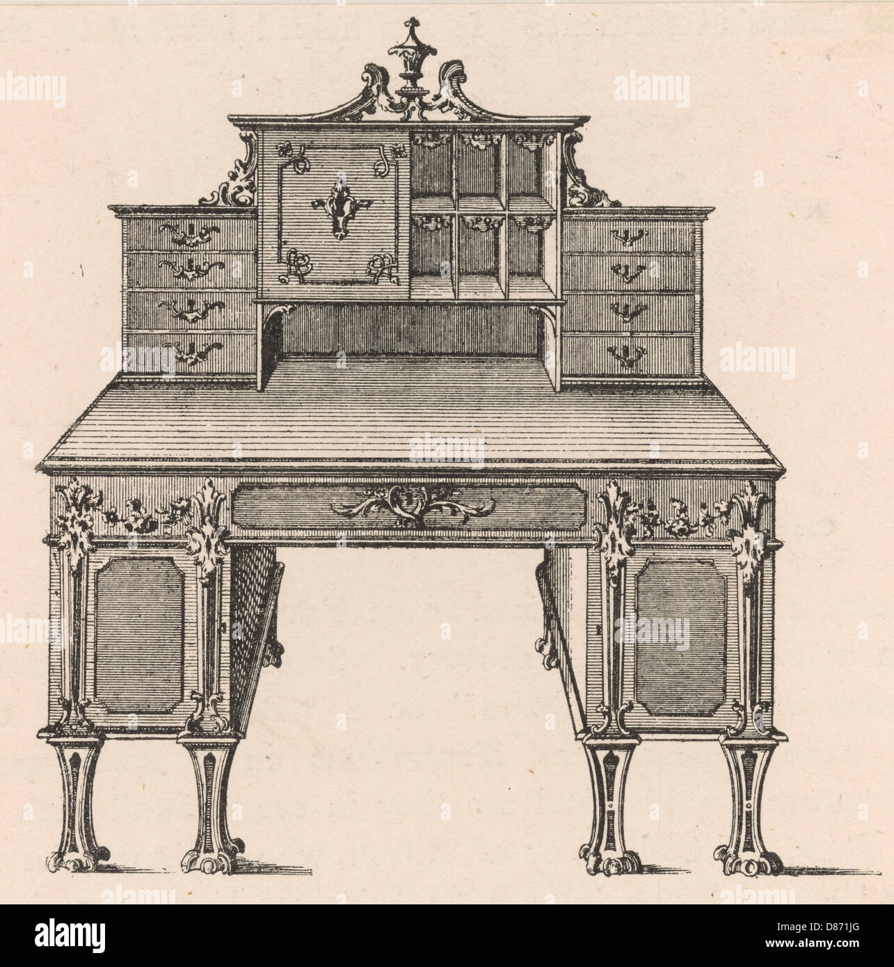 Chippendale furniture hi-res stock photography and images - Alamy