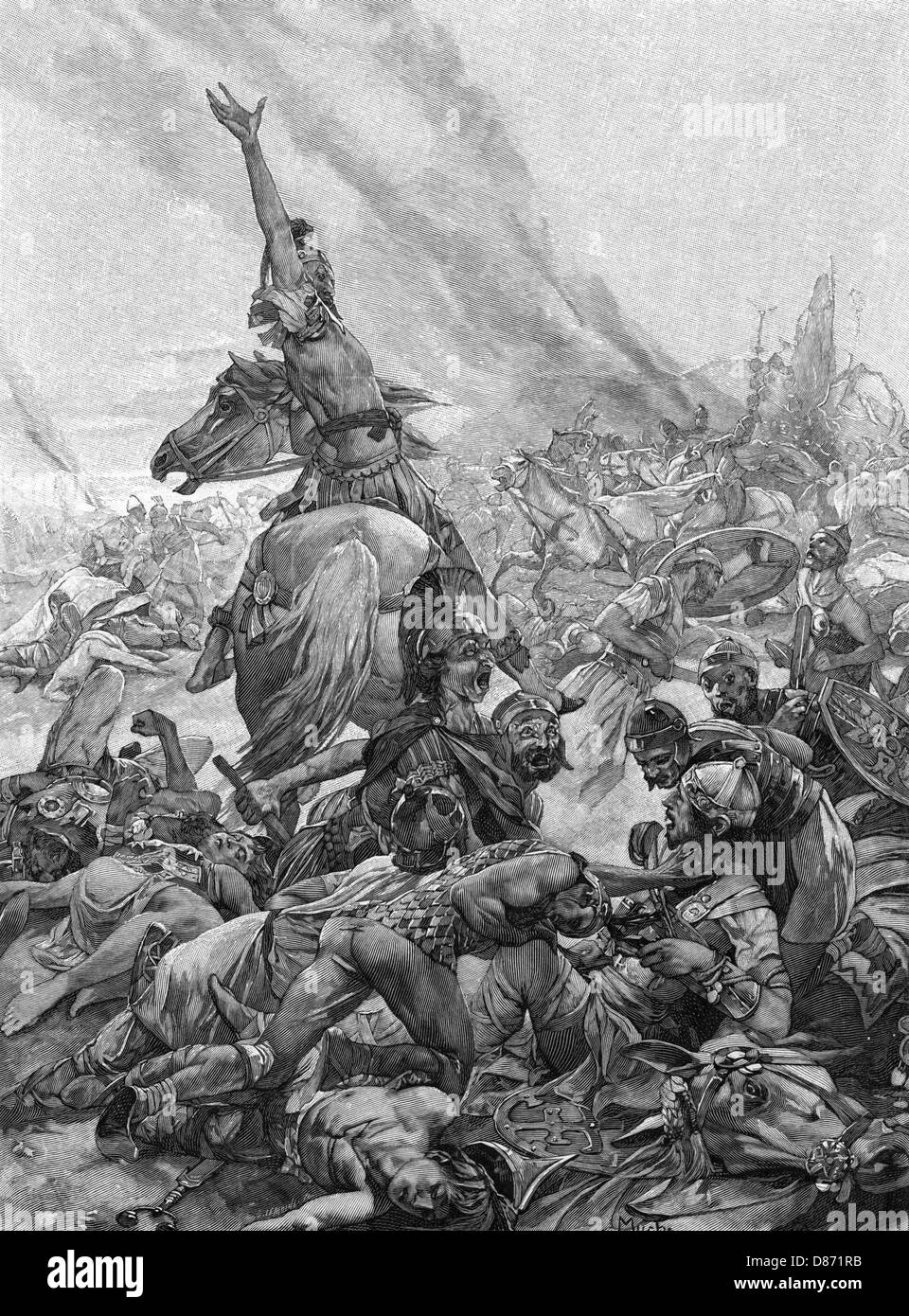 JULIAN DEFEATS ALAMANNI Stock Photo - Alamy