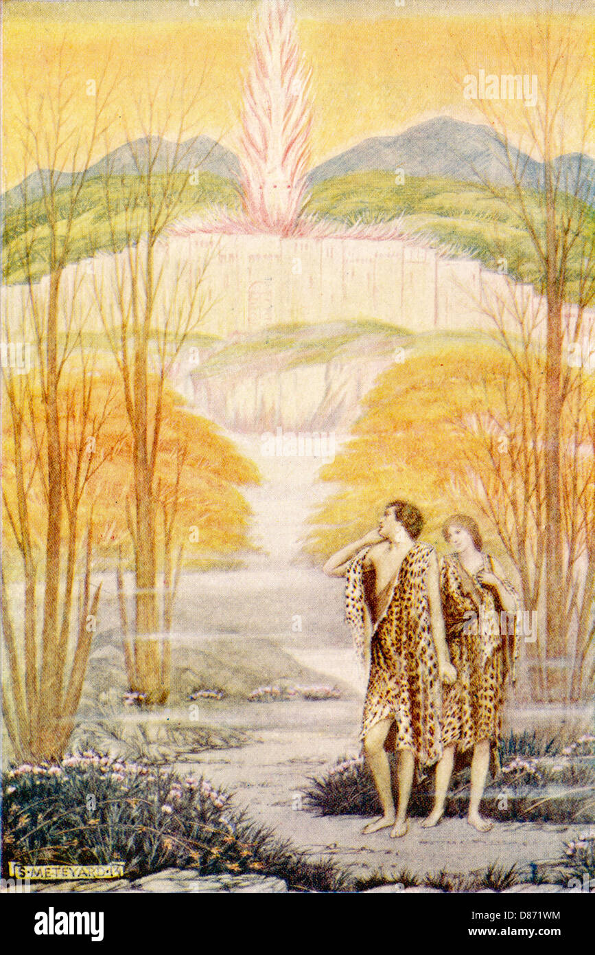 ADAM & EVE LEAVE EDEN Stock Photo - Alamy