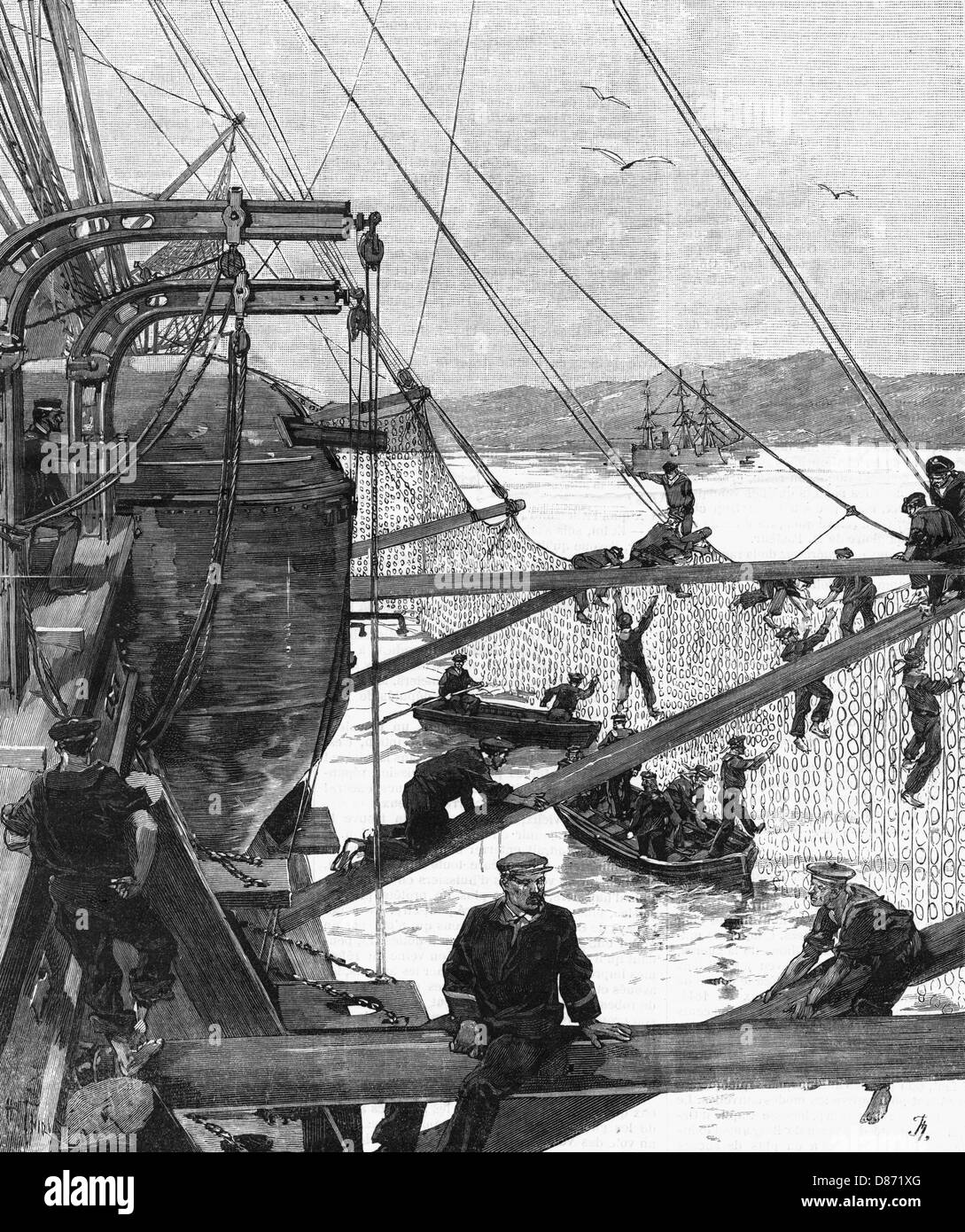 Torpedo nets hi-res stock photography and images - Alamy