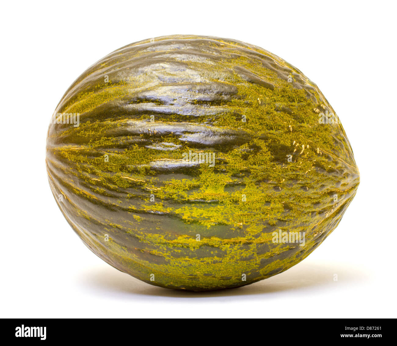 Ripe melon isolated on white background Stock Photo - Alamy