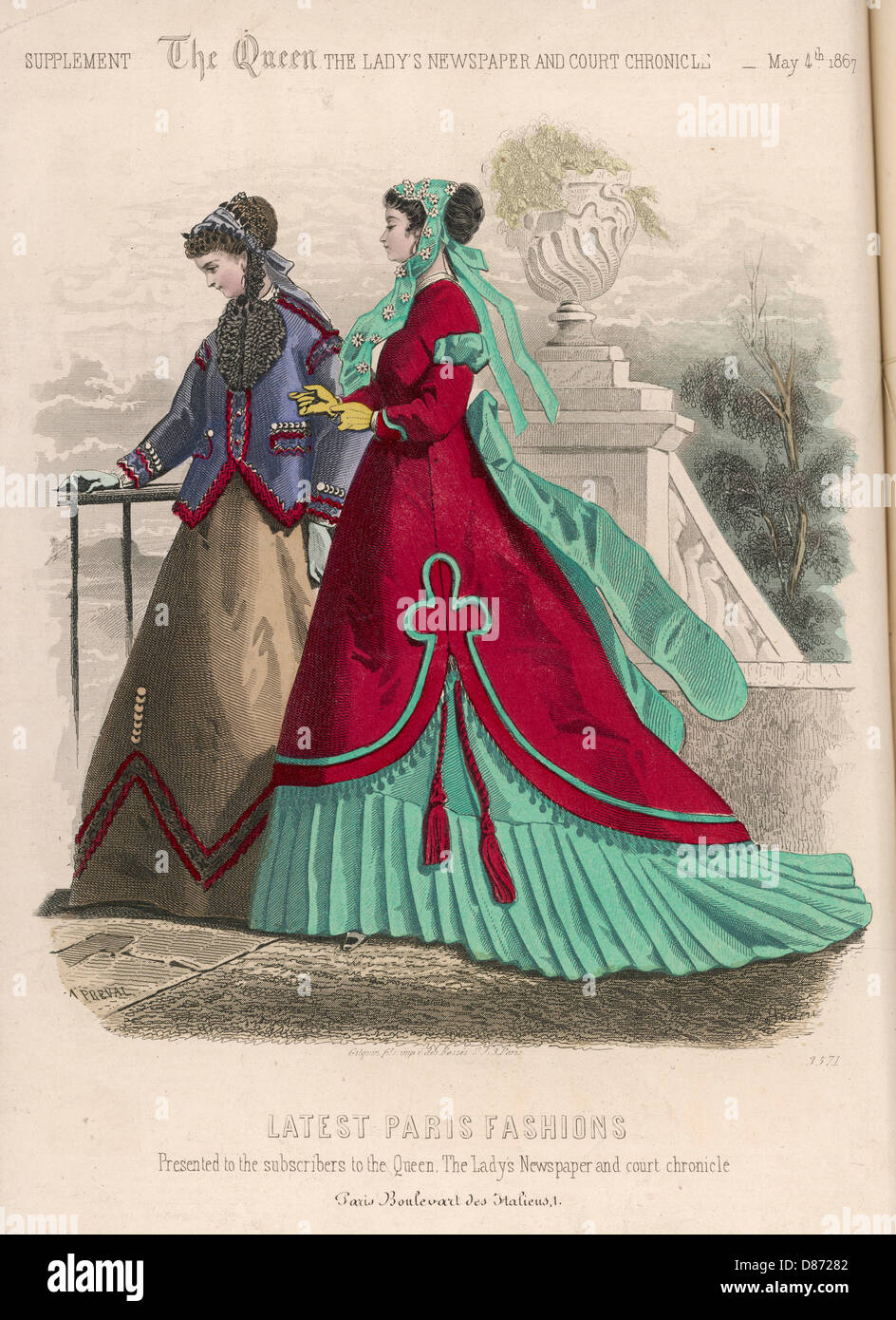 Costume May 1867 Stock Photo - Alamy