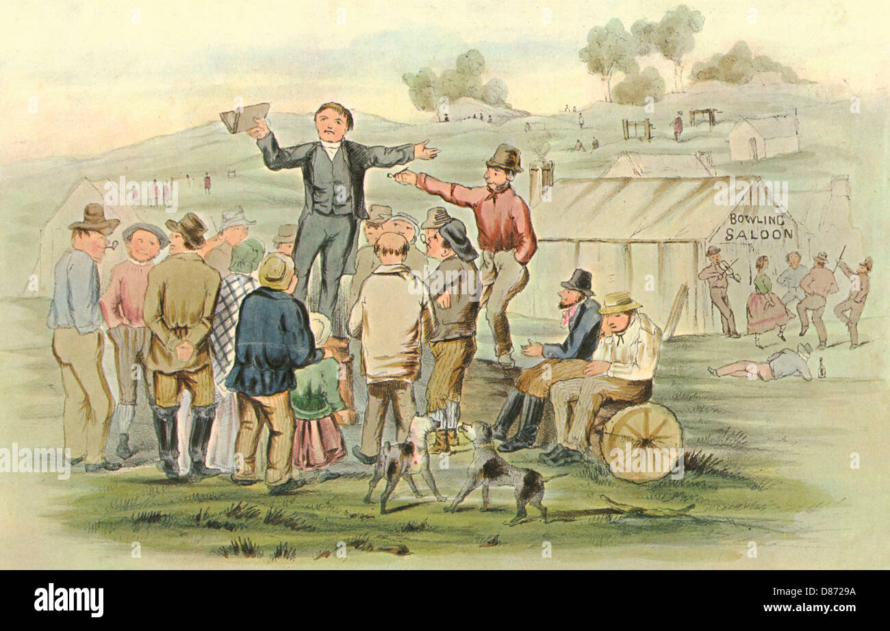 Australia Sunday Digging Stock Photo - Alamy