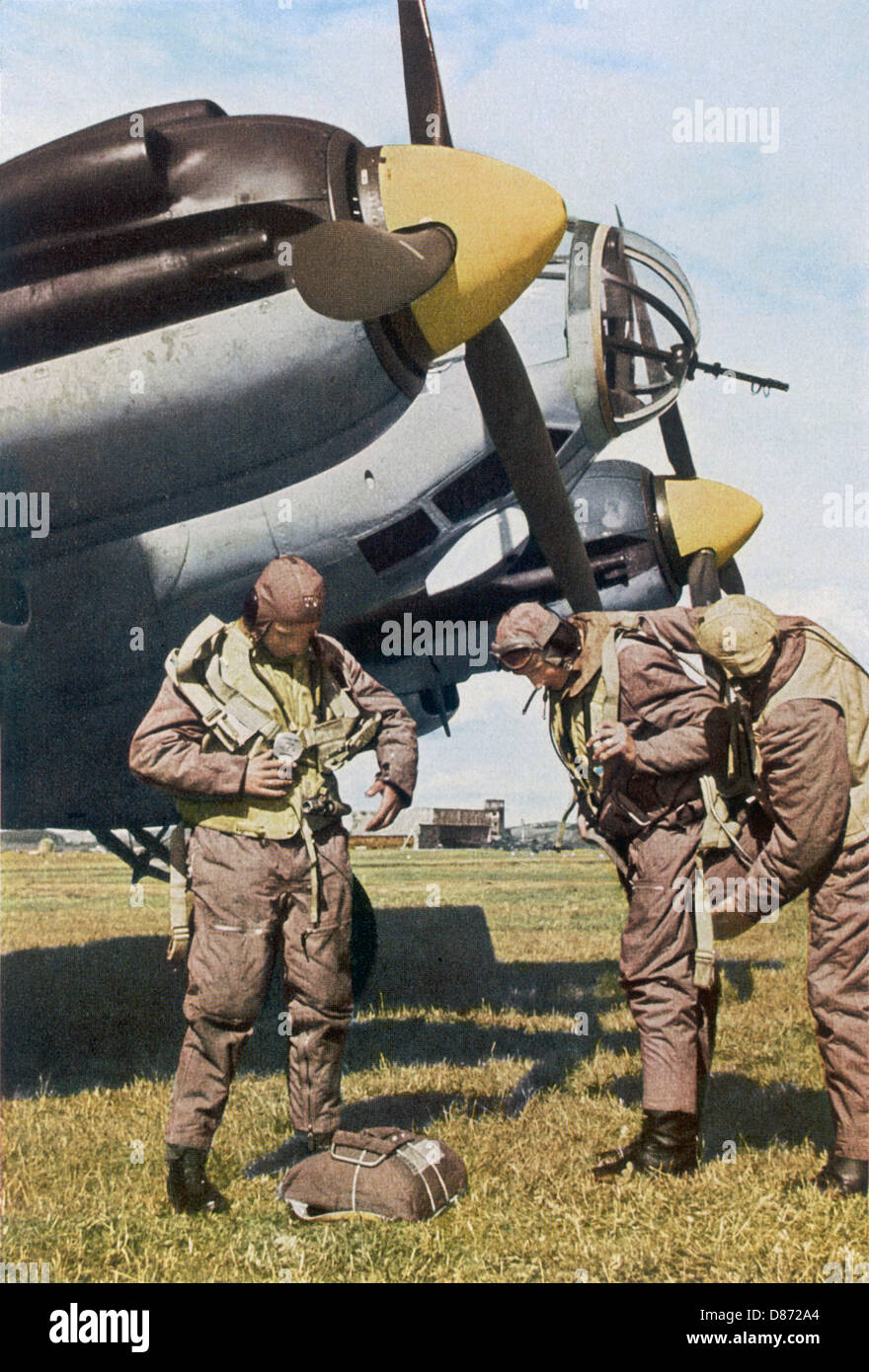 German Airmen Prepare Stock Photo - Alamy