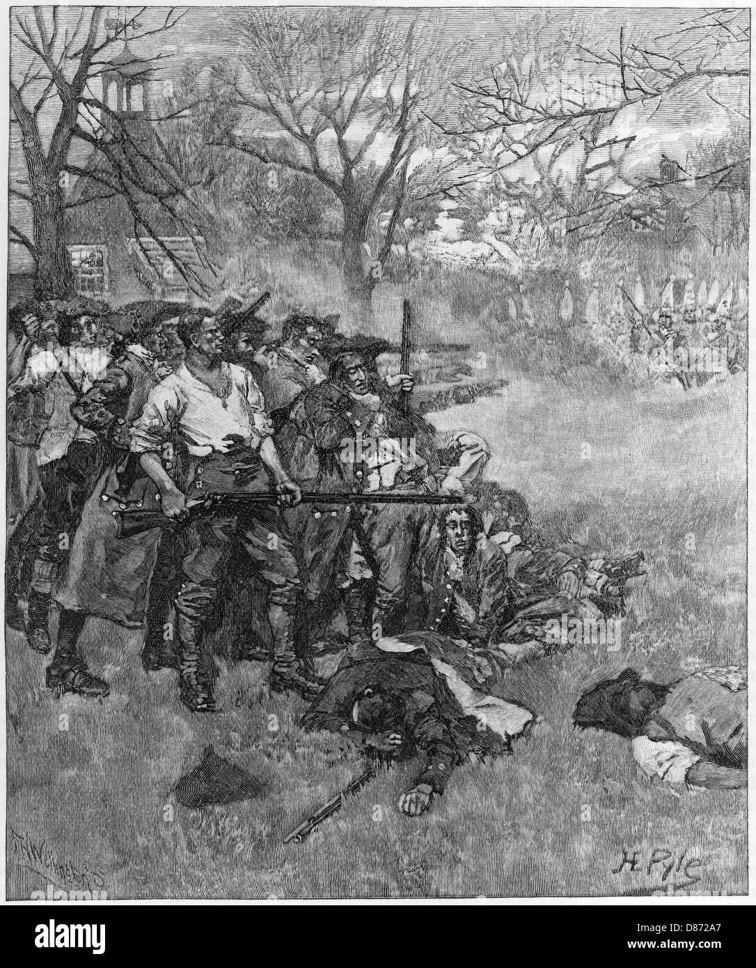 BATTLE OF LEXINGTON Stock Photo - Alamy