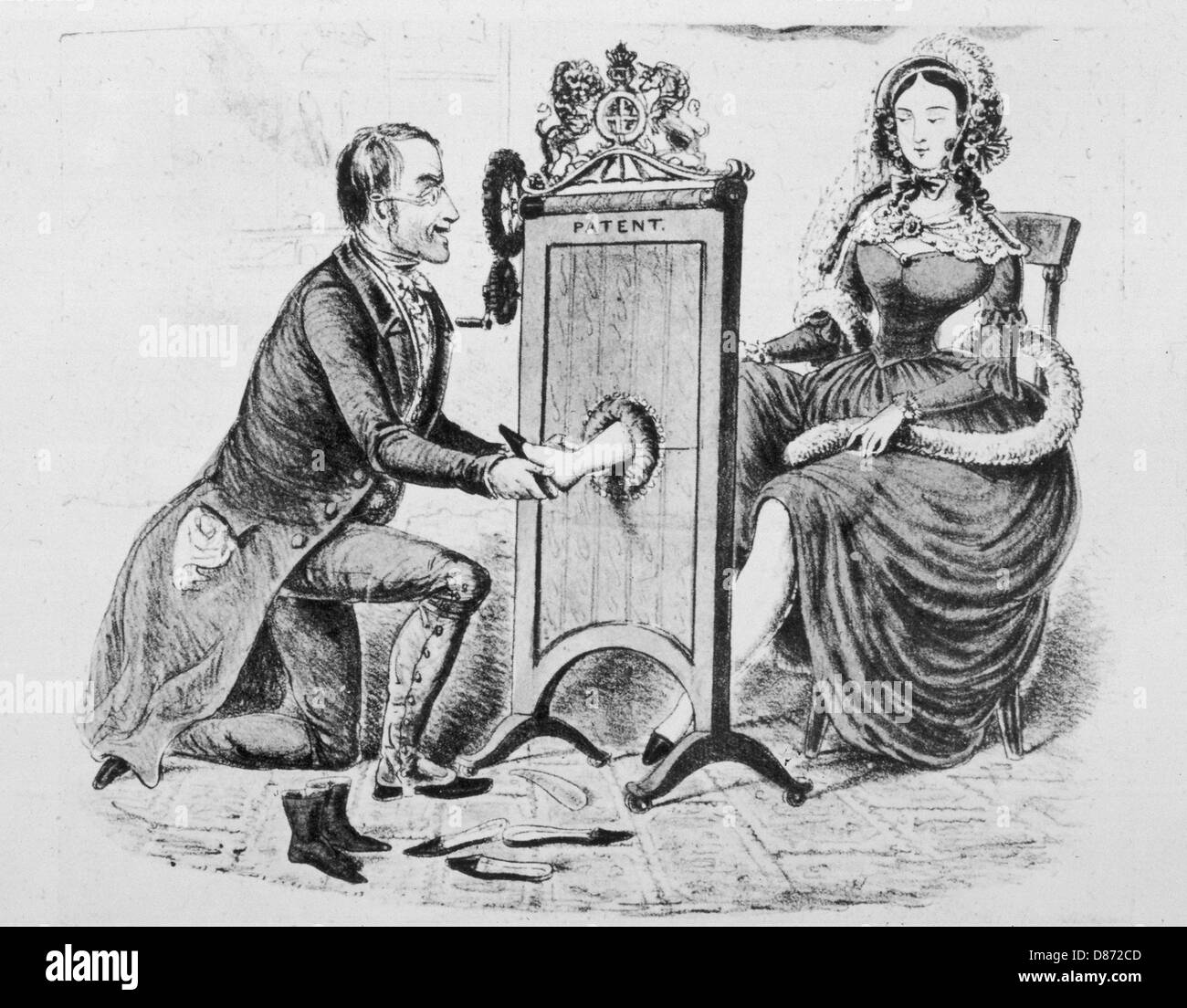 Device fitting Black and White Stock Photos & Images - Alamy