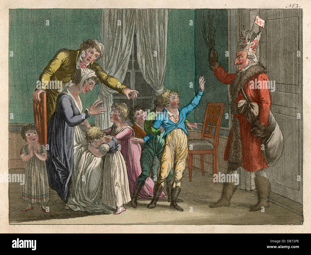 FATHER C'MAS/BIRCH TWIG Stock Photo - Alamy