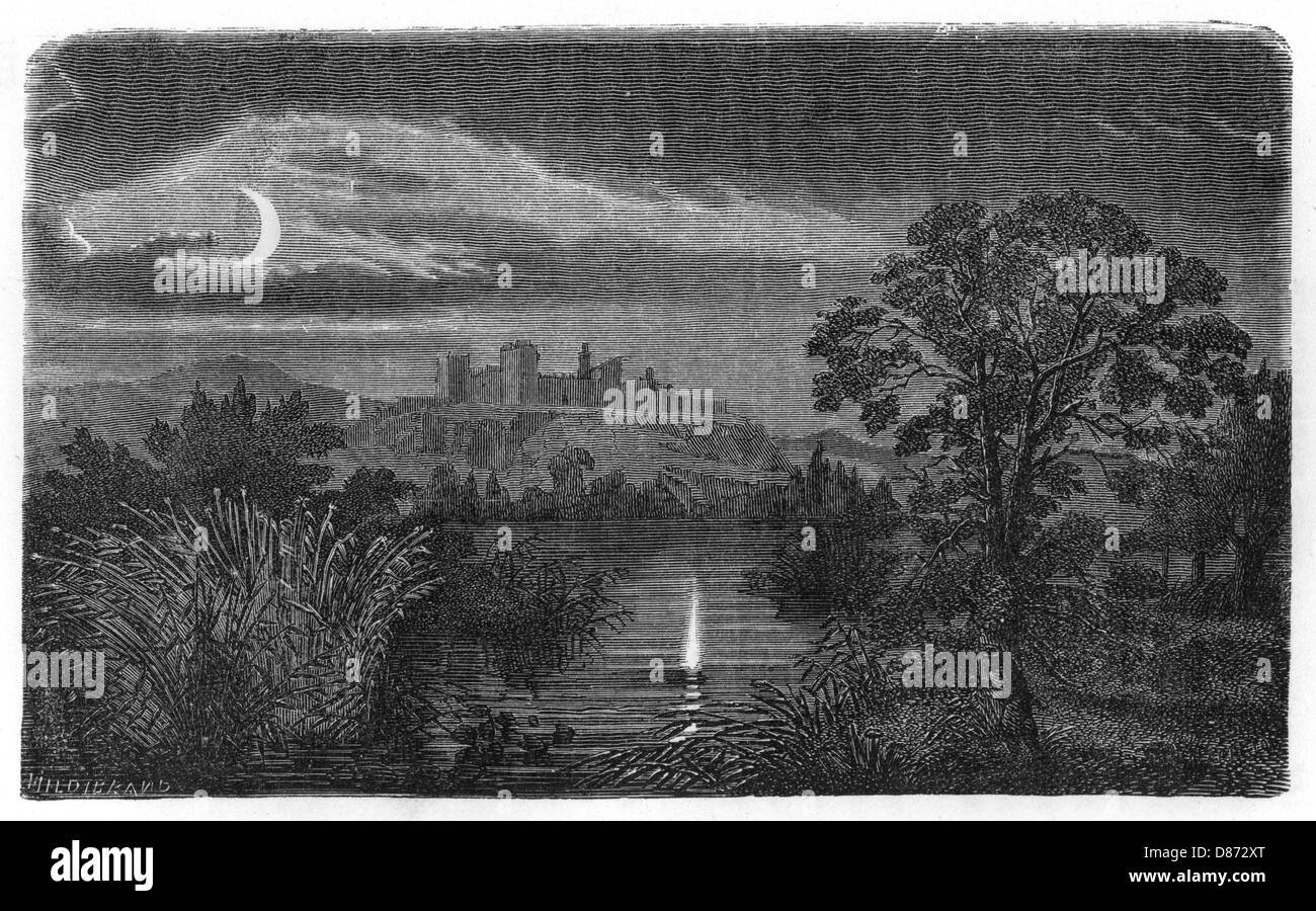 FEU FOLLET ON LAKE Stock Photo - Alamy