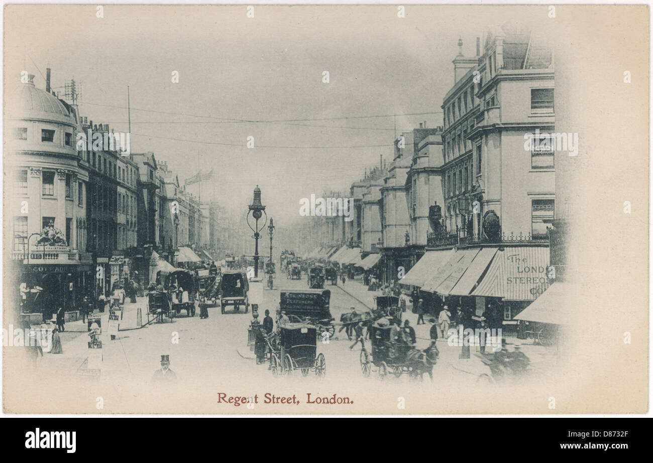 VIEW OF REGENT STREET Stock Photo - Alamy