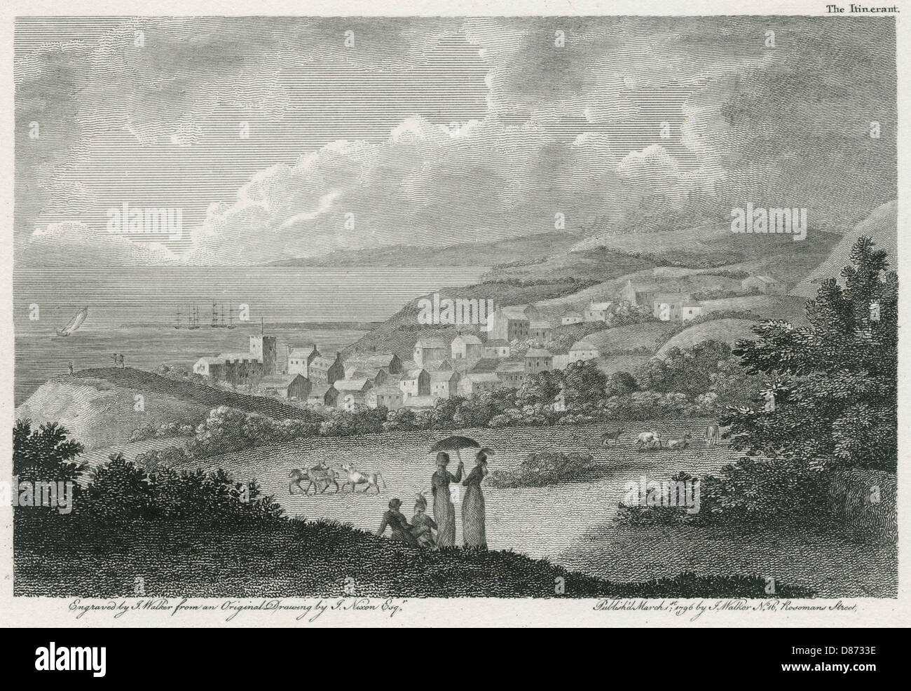 ENGLAND/LYME REGIS 1796 Stock Photo - Alamy