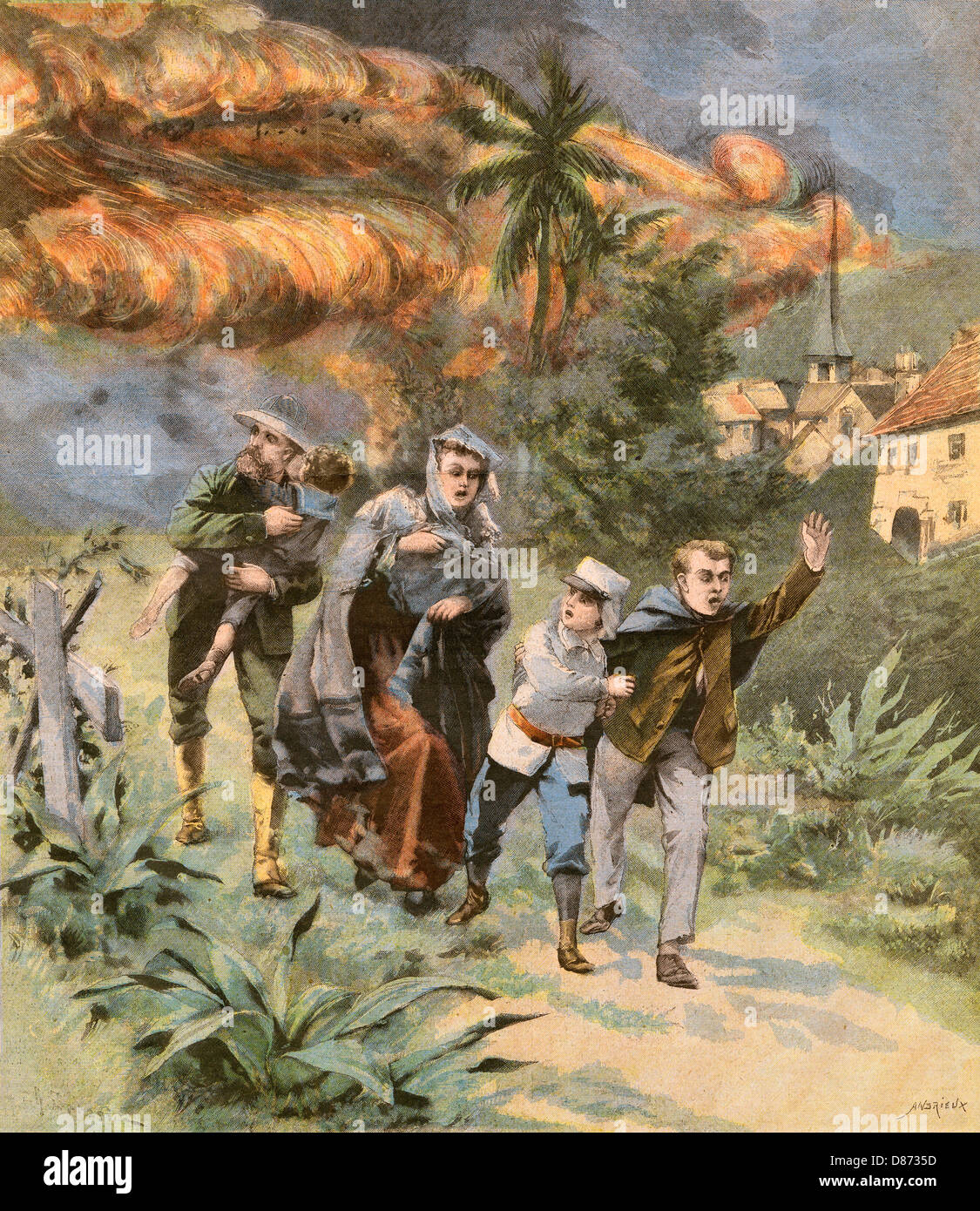 Mount pelee eruption 1902 hi-res stock photography and images - Alamy