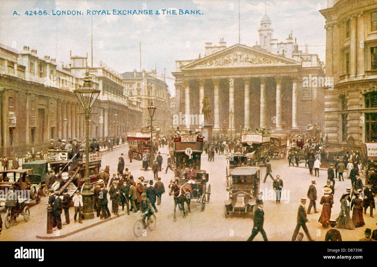 BANK & ROYAL EXCHANGE Stock Photo - Alamy