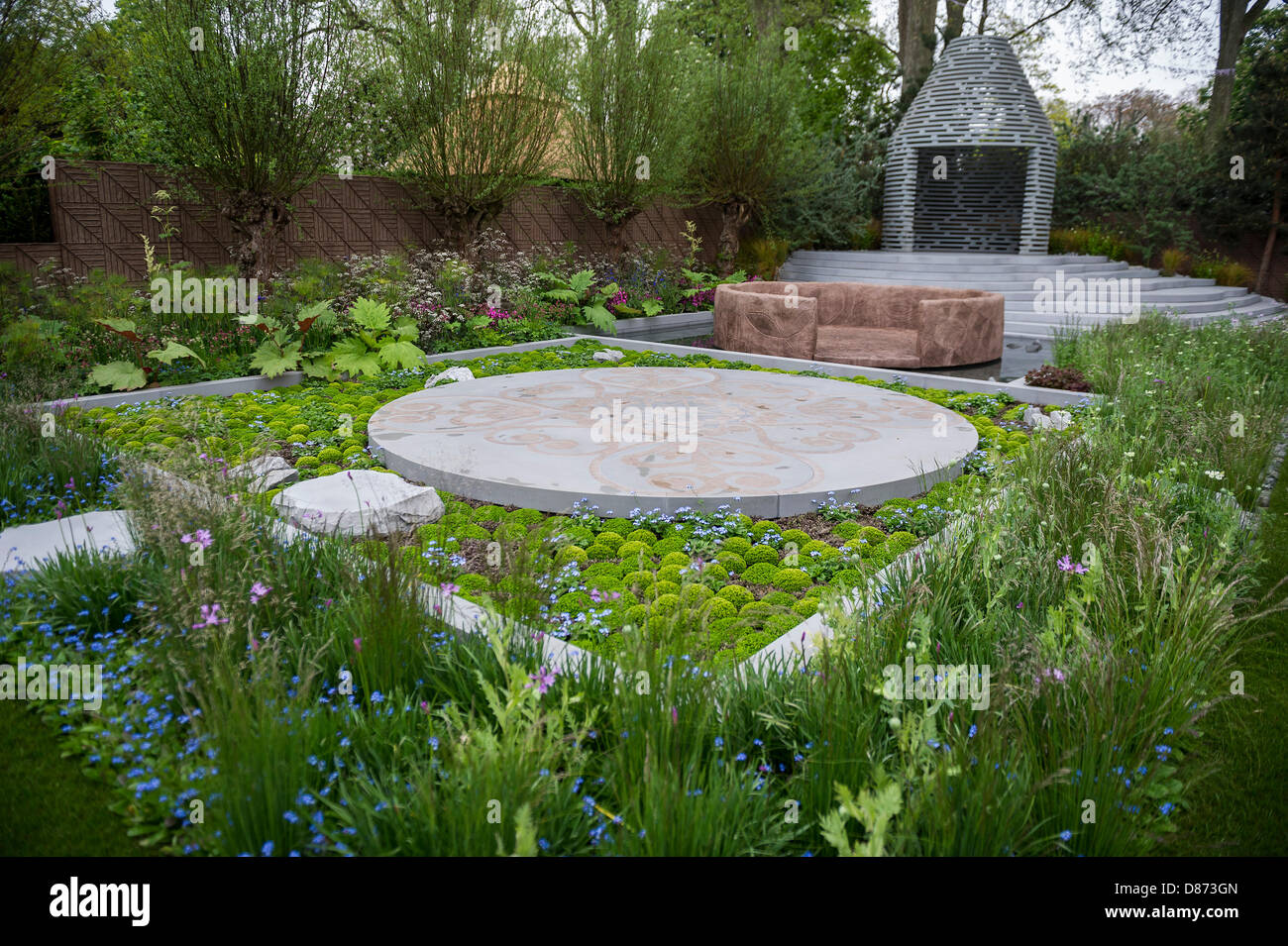 London, UK. 20th May 2013. the B&Q Sentebale Forget-Me-Not Garden. The ...