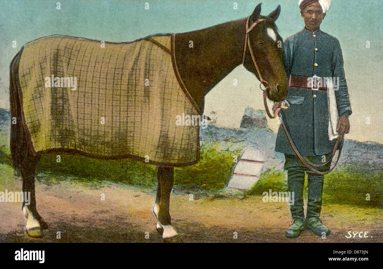 INDIAN SYCE GROOM C1905 Stock Photo - Alamy