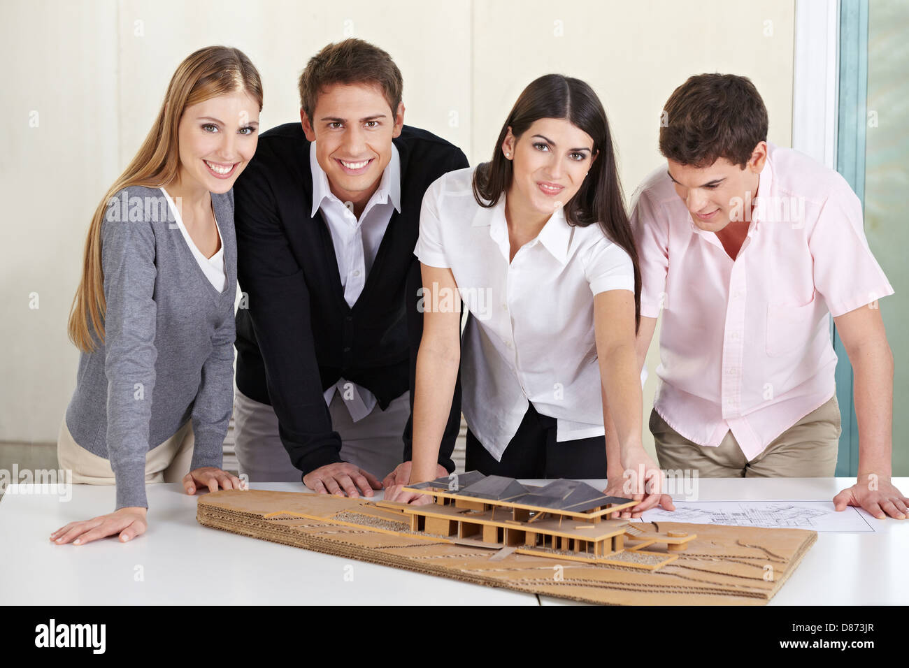 3d man team building hi-res stock photography and images - Alamy