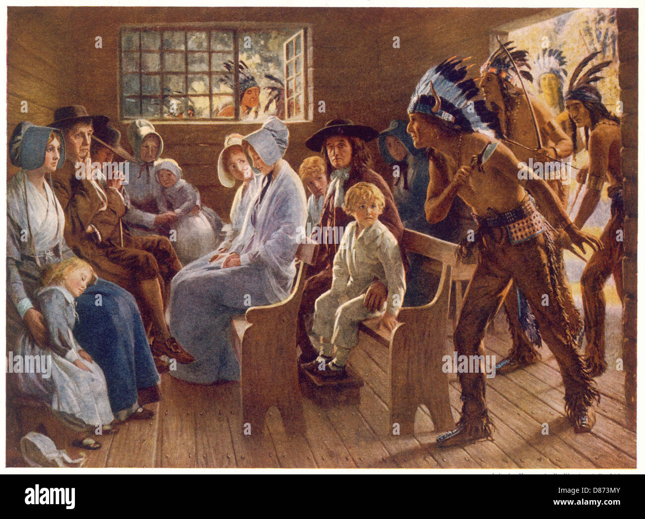 NATIVE AMERICANS INTRUDE Stock Photo - Alamy